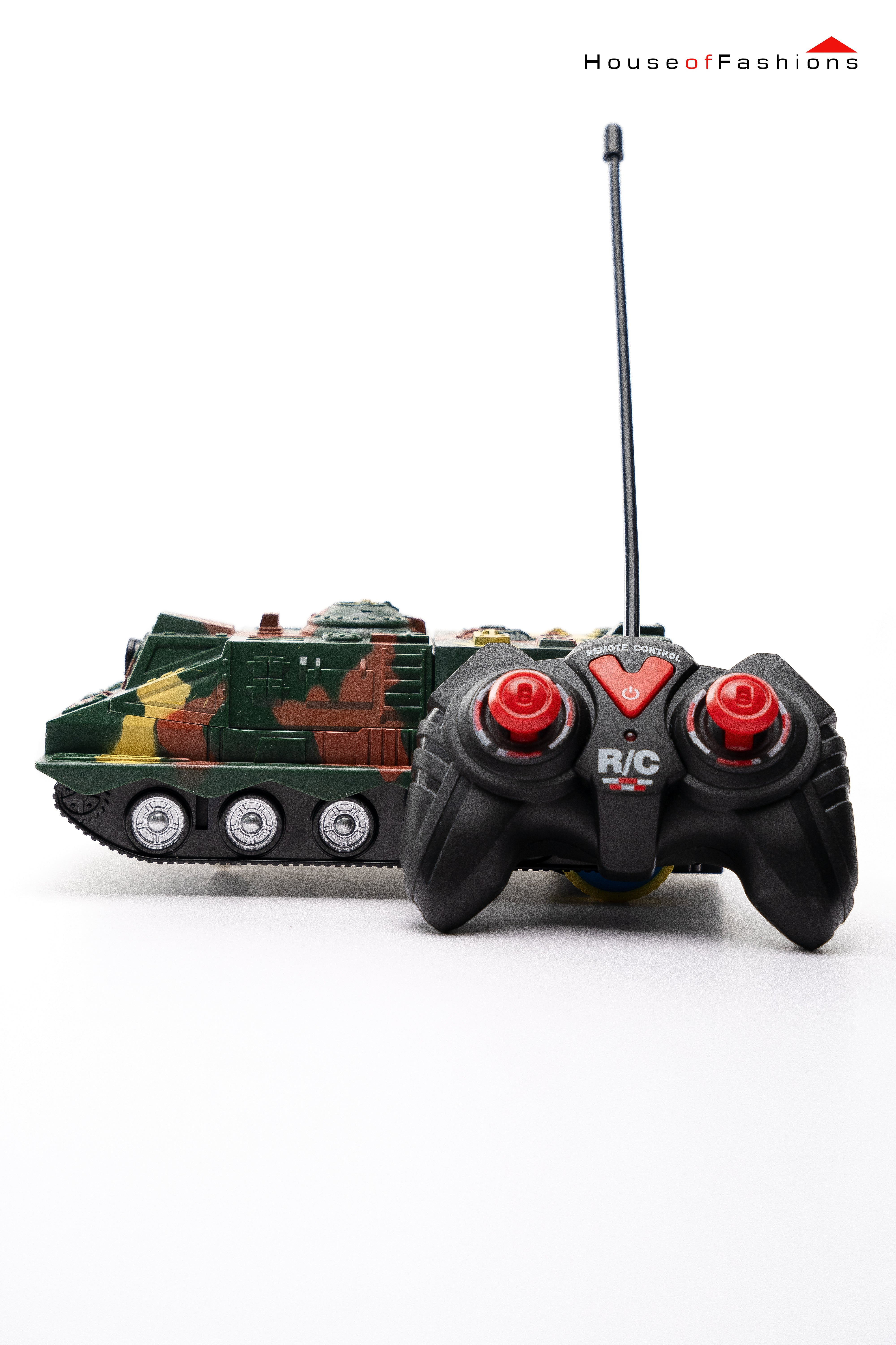 Automatic Deformation 2 in 1 Deformed Armored Army Tank Toy for Kids w ...