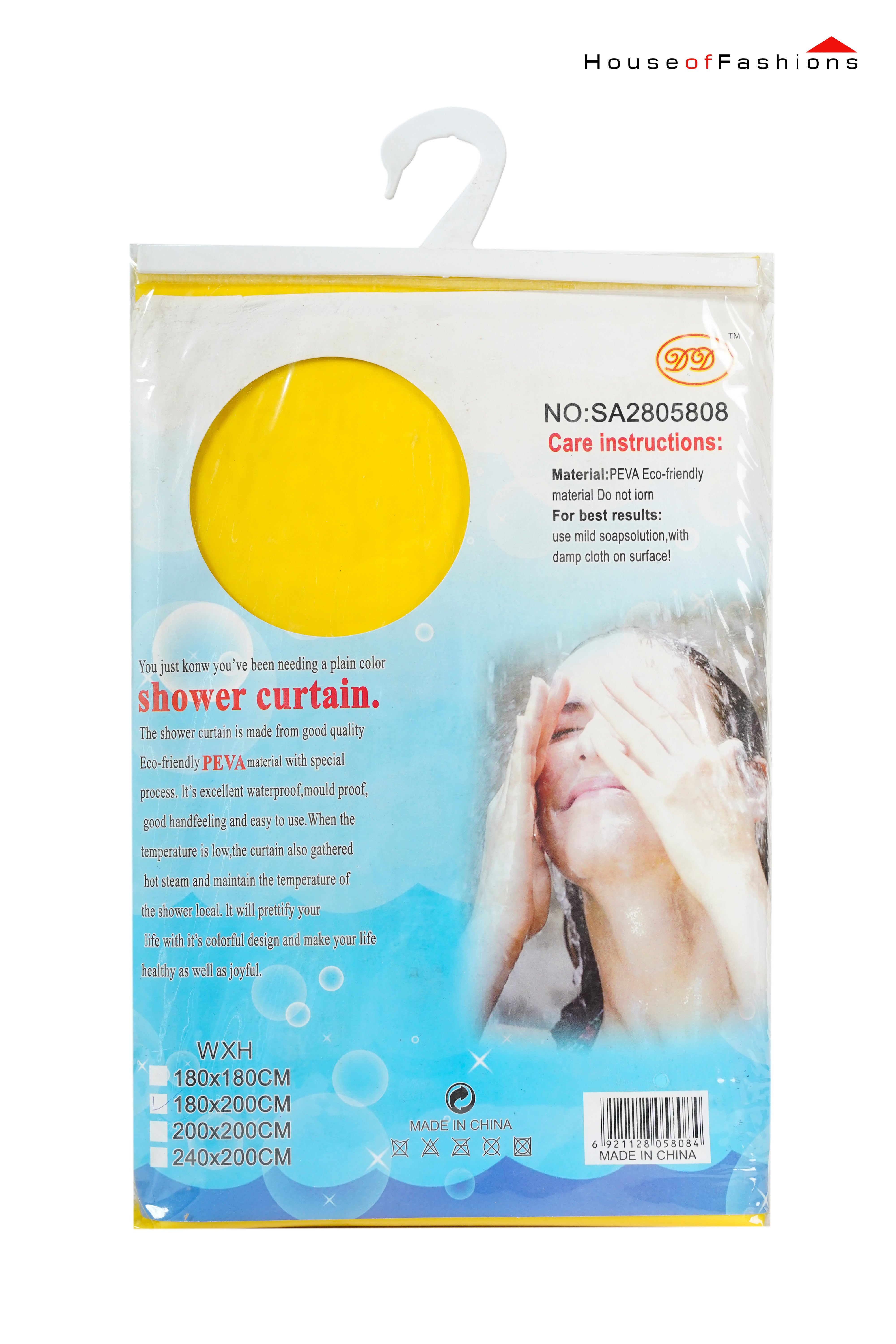 Eco-Friendly PEVA Shower Curtain – Waterproof, Mold-Resistant, Heat Re ...