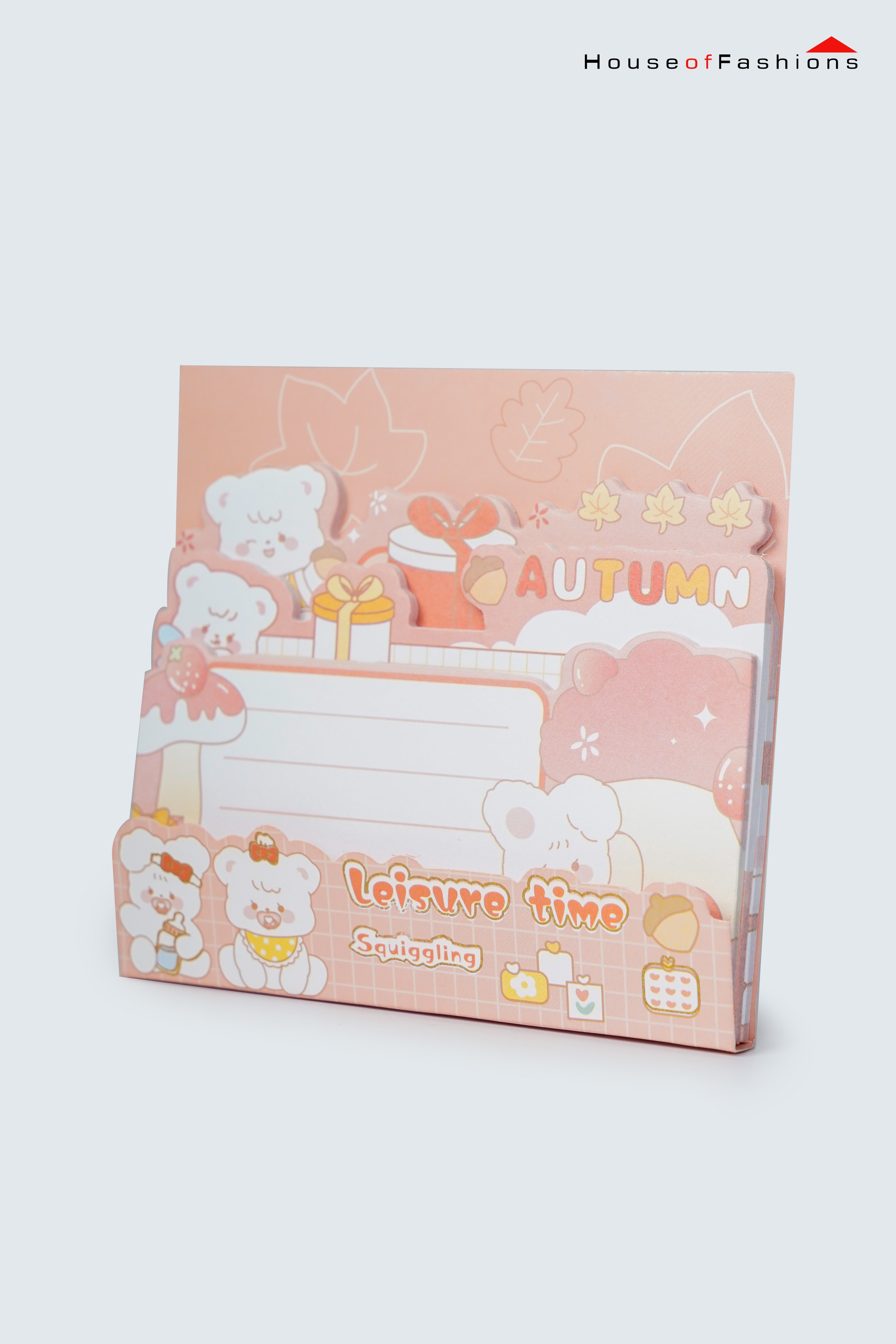 Stick Notebook – Rabbit & Dormitory Bear | Cute Sticky Notes Set (3 x ...